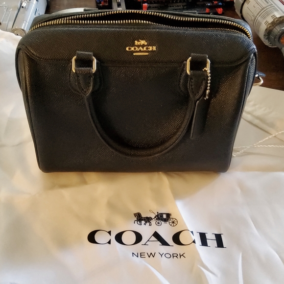 Coach | Bags | Coach Black Satchel Bag | Poshmark